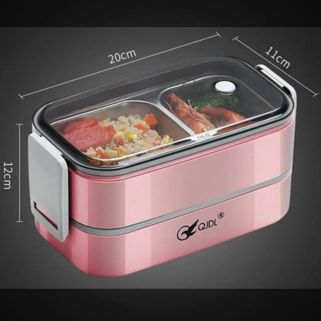 Marmita Térmica Inox Lunch Box Alemã Rosa – Tazmo Casa